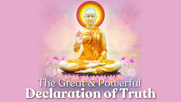 The Great & Powerful Declaration of Truth - Buddhist Nuns of Mahamevnawa
